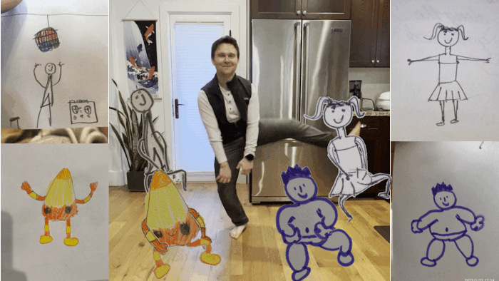 A new, unique AI dataset for animating amateur drawings